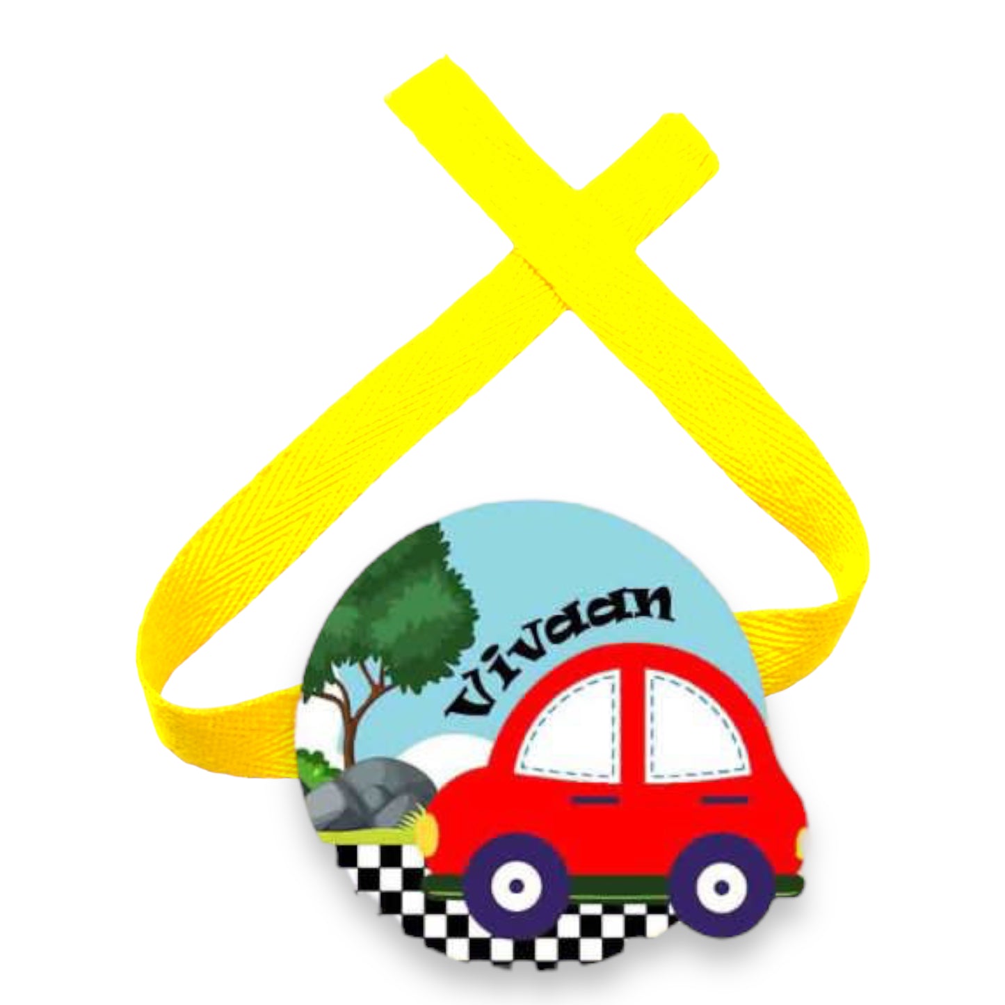 Double layered Rakhi - Car – thedesignfactoryshop