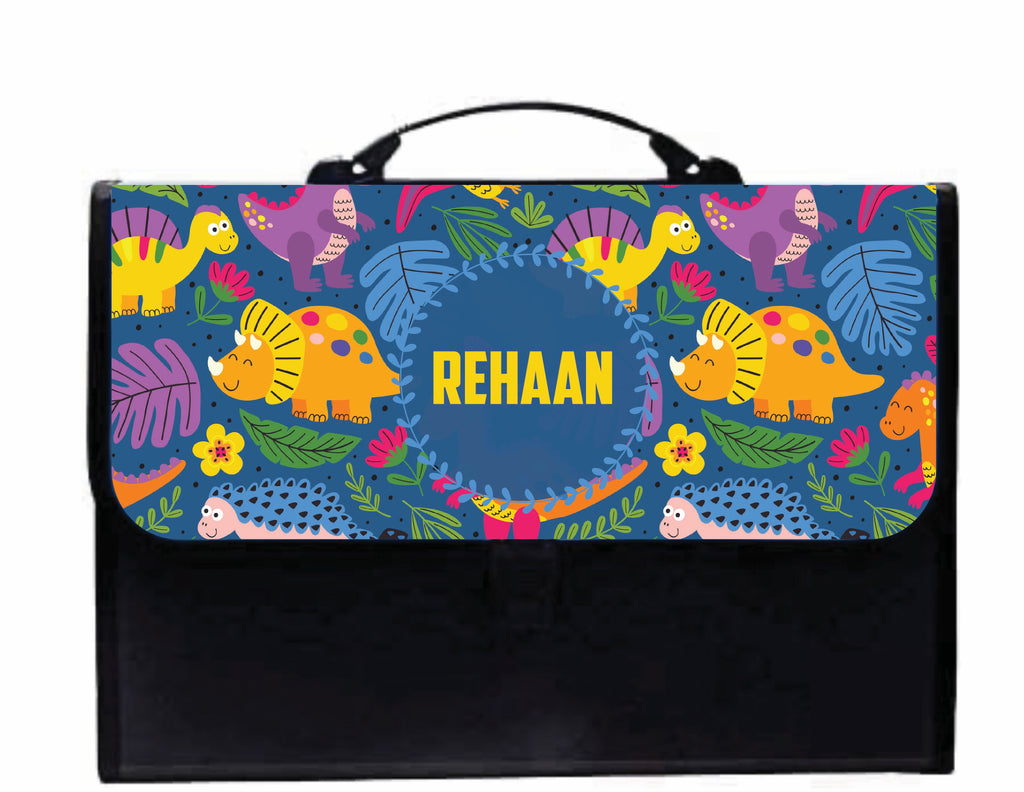 Expandable Folder - Dino pattern – thedesignfactoryshop