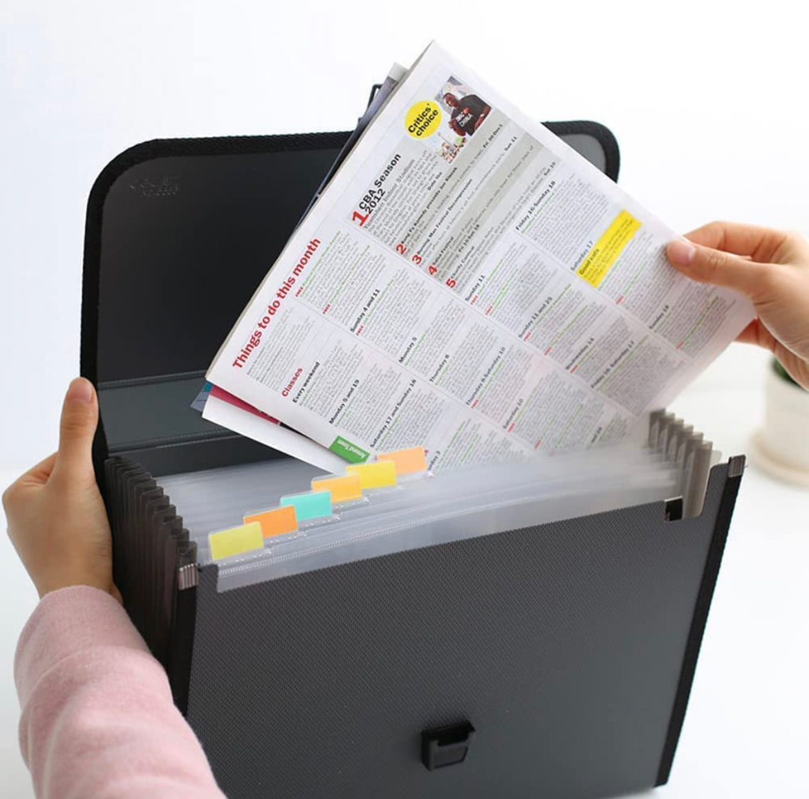 Expandable Folder - Airplane pattern – thedesignfactoryshop