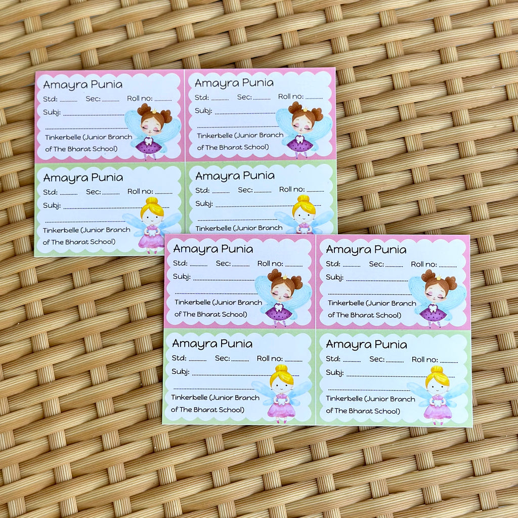 School Book Labels - Fairies – thedesignfactoryshop