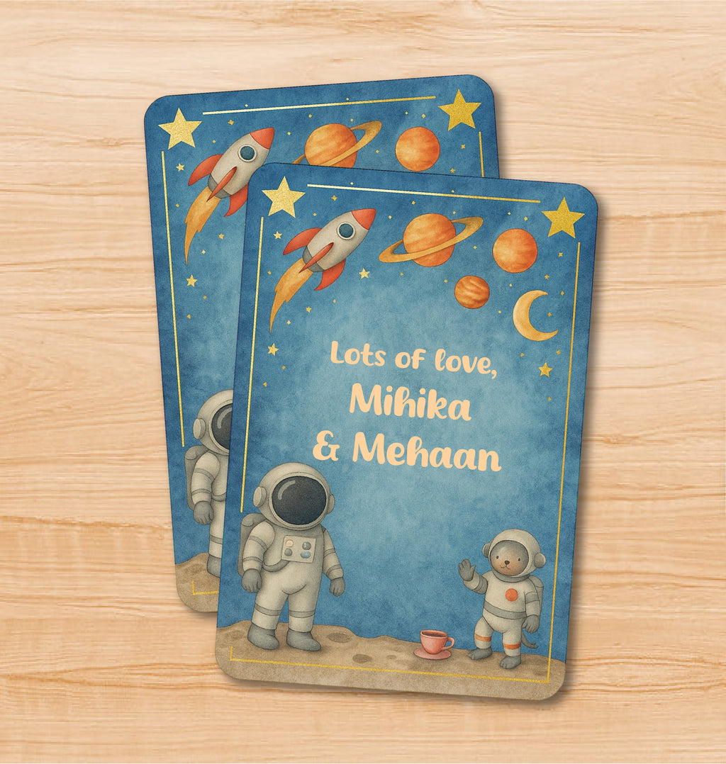 Premium Gift Tag - Space & Astronaut – thedesignfactoryshop