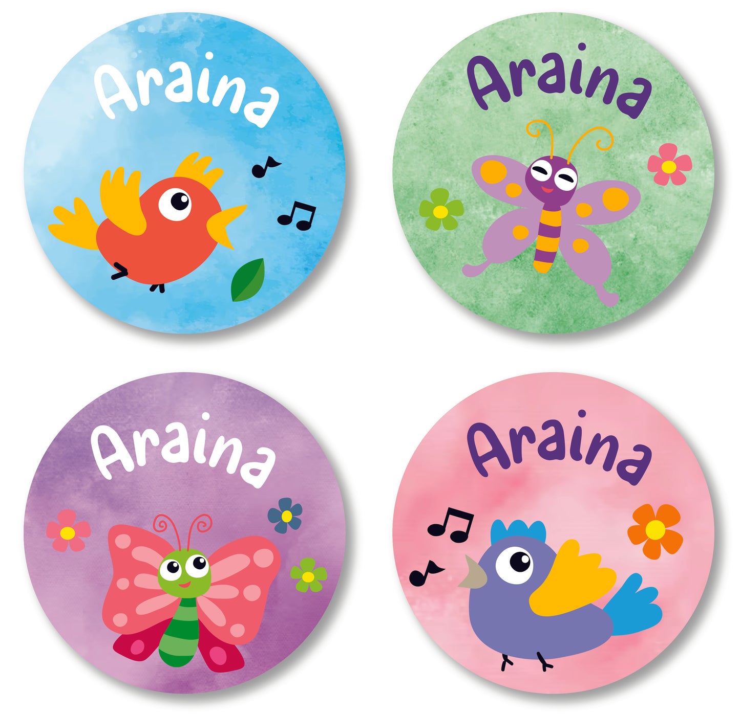 Round Labels - Spring – thedesignfactoryshop